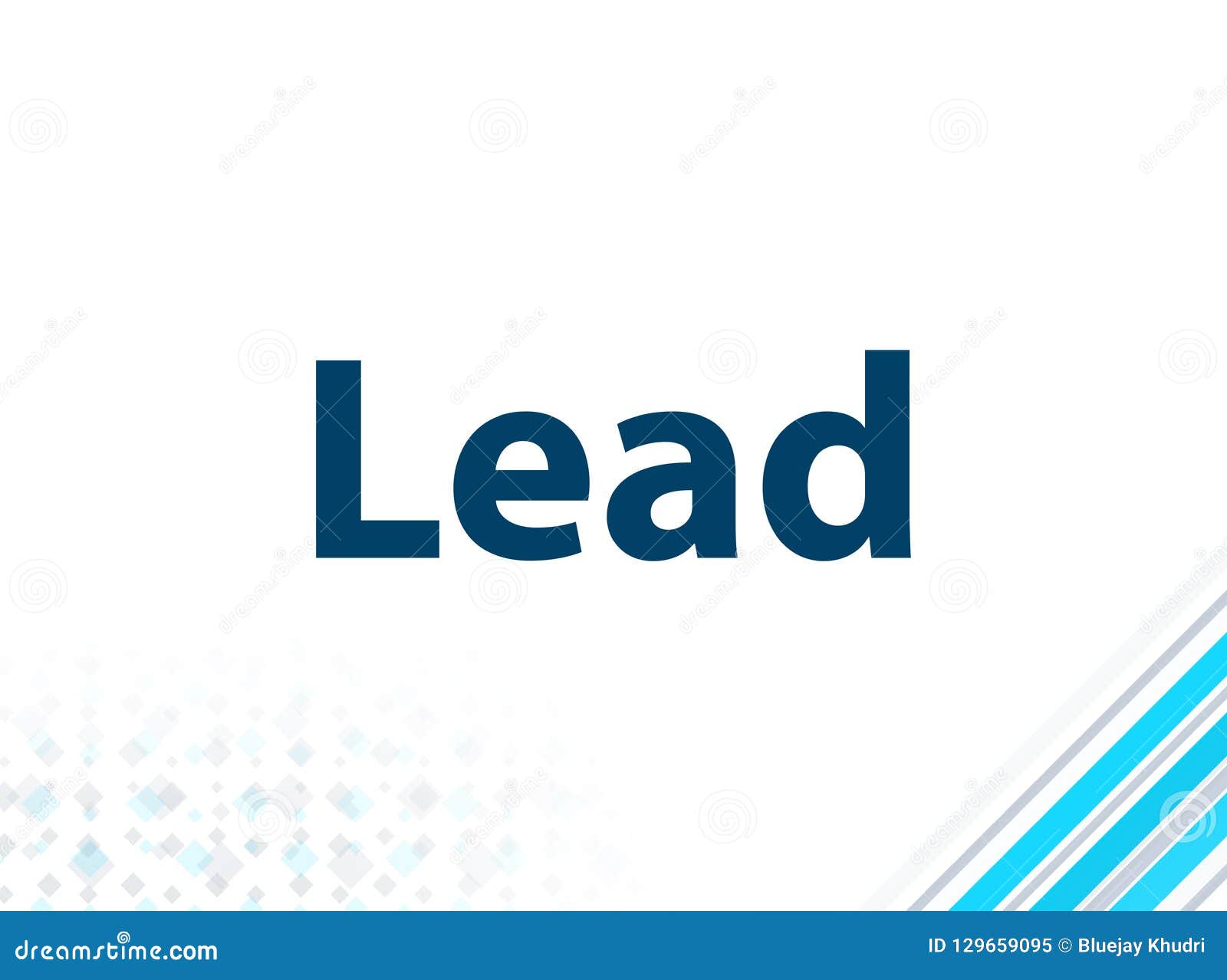 Lead Modern Flat Design Blue Abstract Background Stock Illustration ...