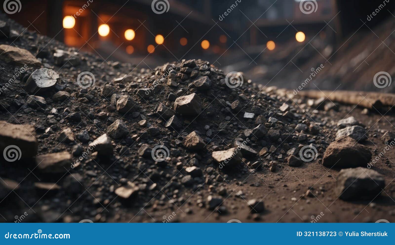 Lead Ore Excavation a Glimpse into the Heavy Industrial Process of ...