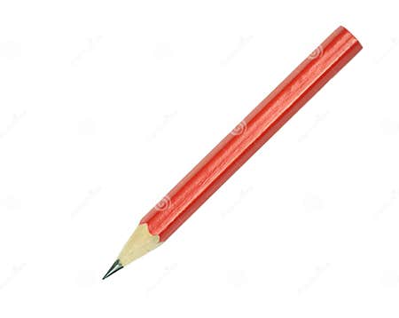 Lead Pencil Isolated on White Background Stock Image - Image of ...