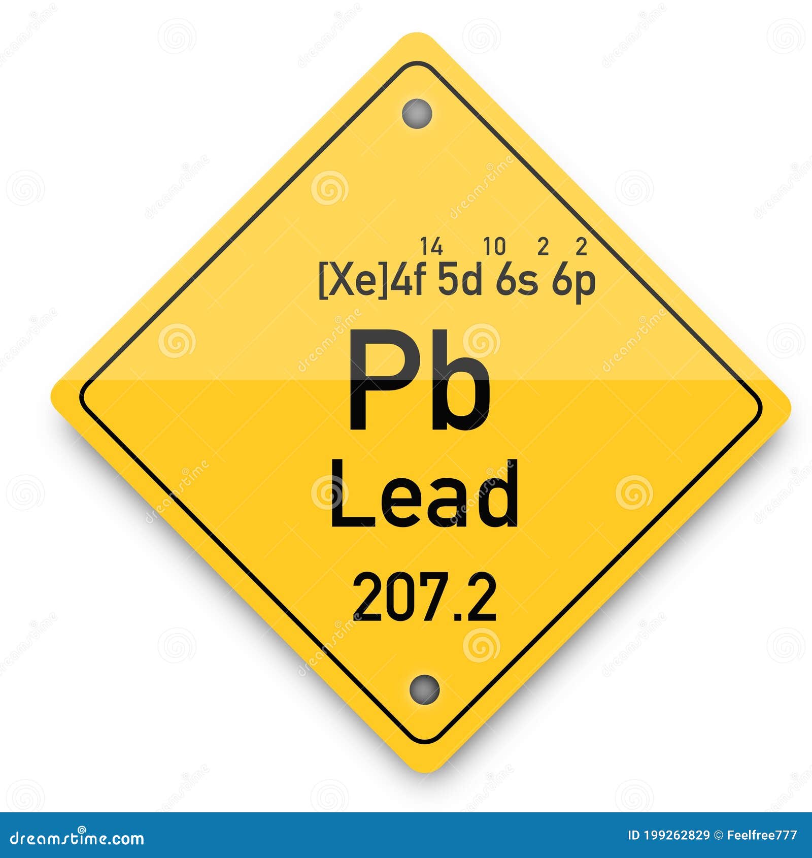 Lead Periodic Table Of Elements Royalty-Free Stock Image ...