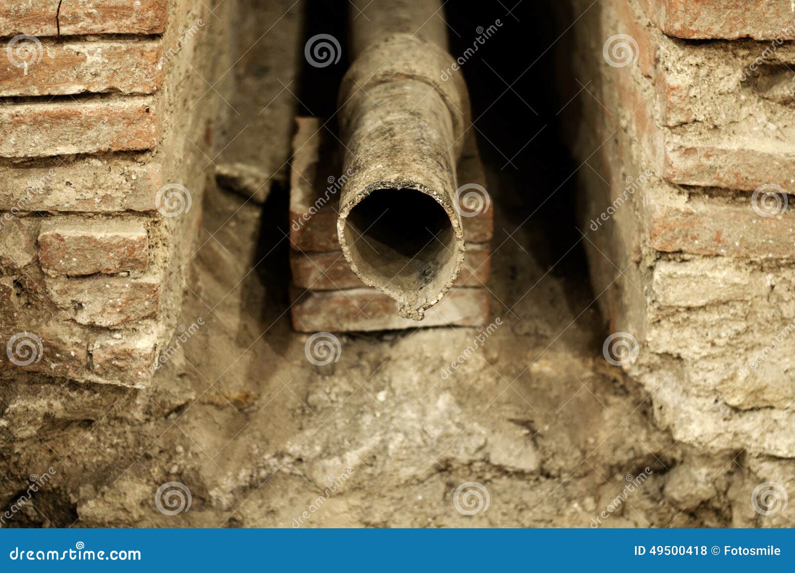 Lead pipe stock photo. Image of roman, serbia, belgrade - 49500418