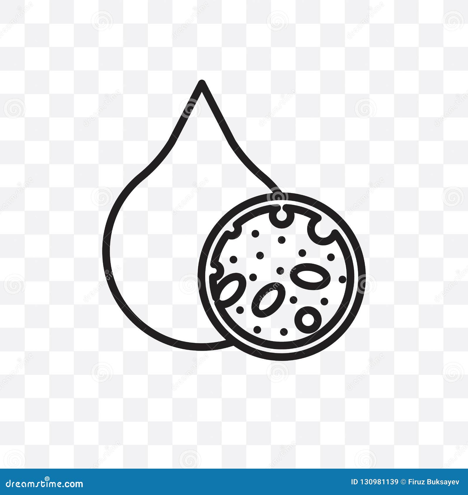 Lead Poisoning Vector Linear Icon Isolated on Transparent Background ...