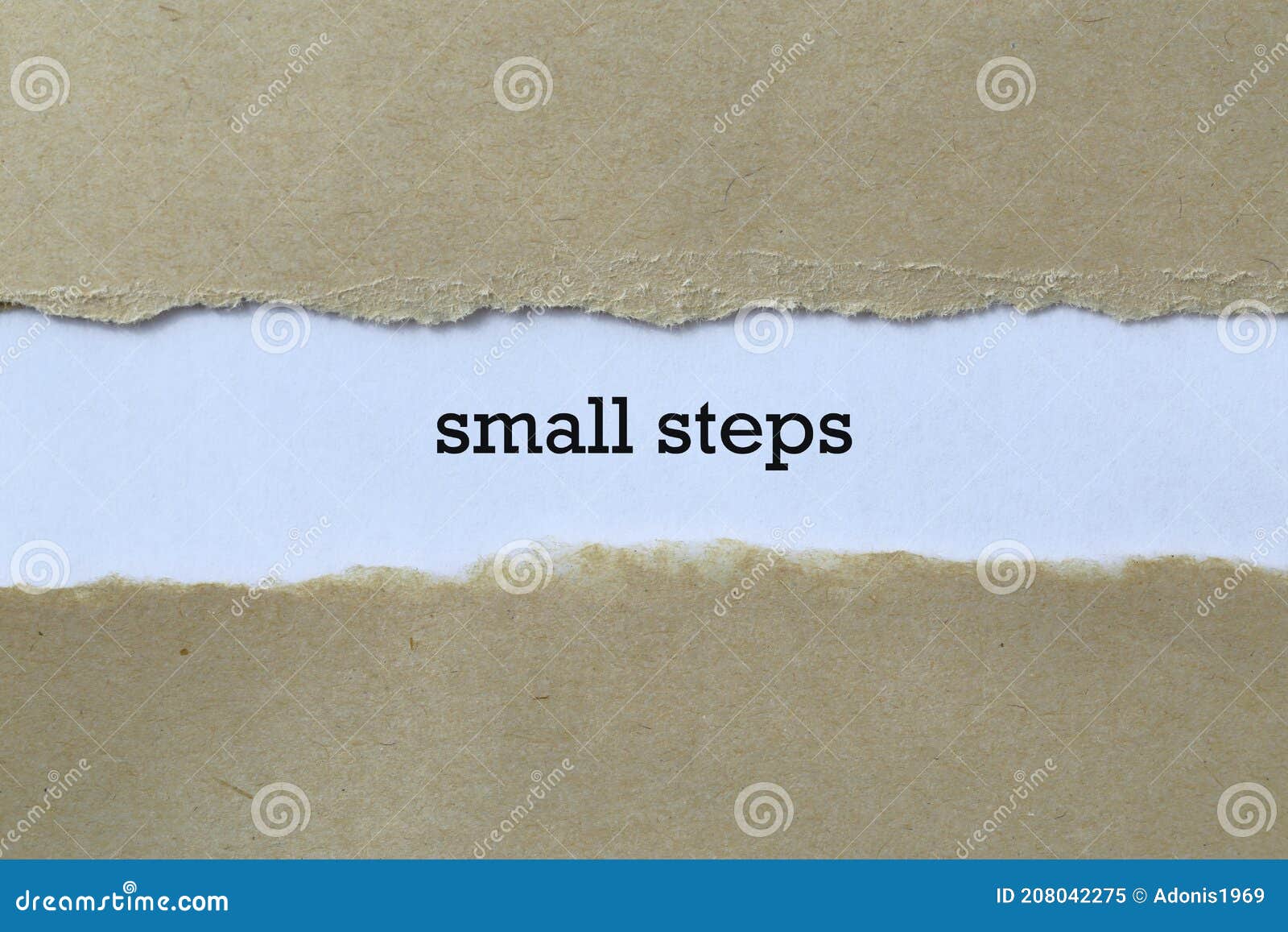 Small steps on paper stock image. Image of life, concept - 208042275