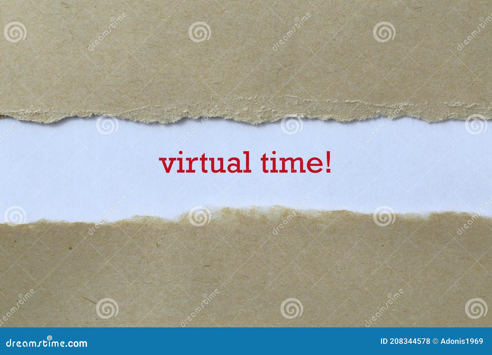 Virtual time on paper stock photo. Image of icon, buttons - 208344578