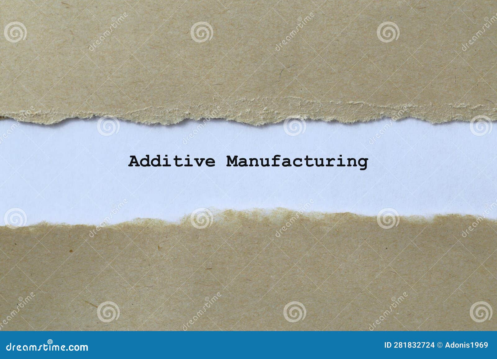 Additive Manufacturing on White Paper Stock Photo - Image of fused ...