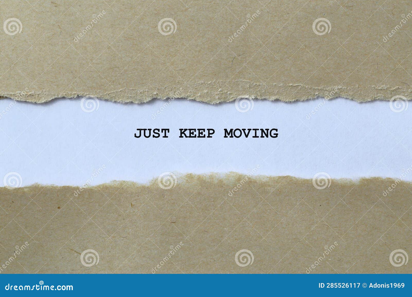 Just Keep Moving on White Paper Stock Image - Image of lead, advancement: 285526117
