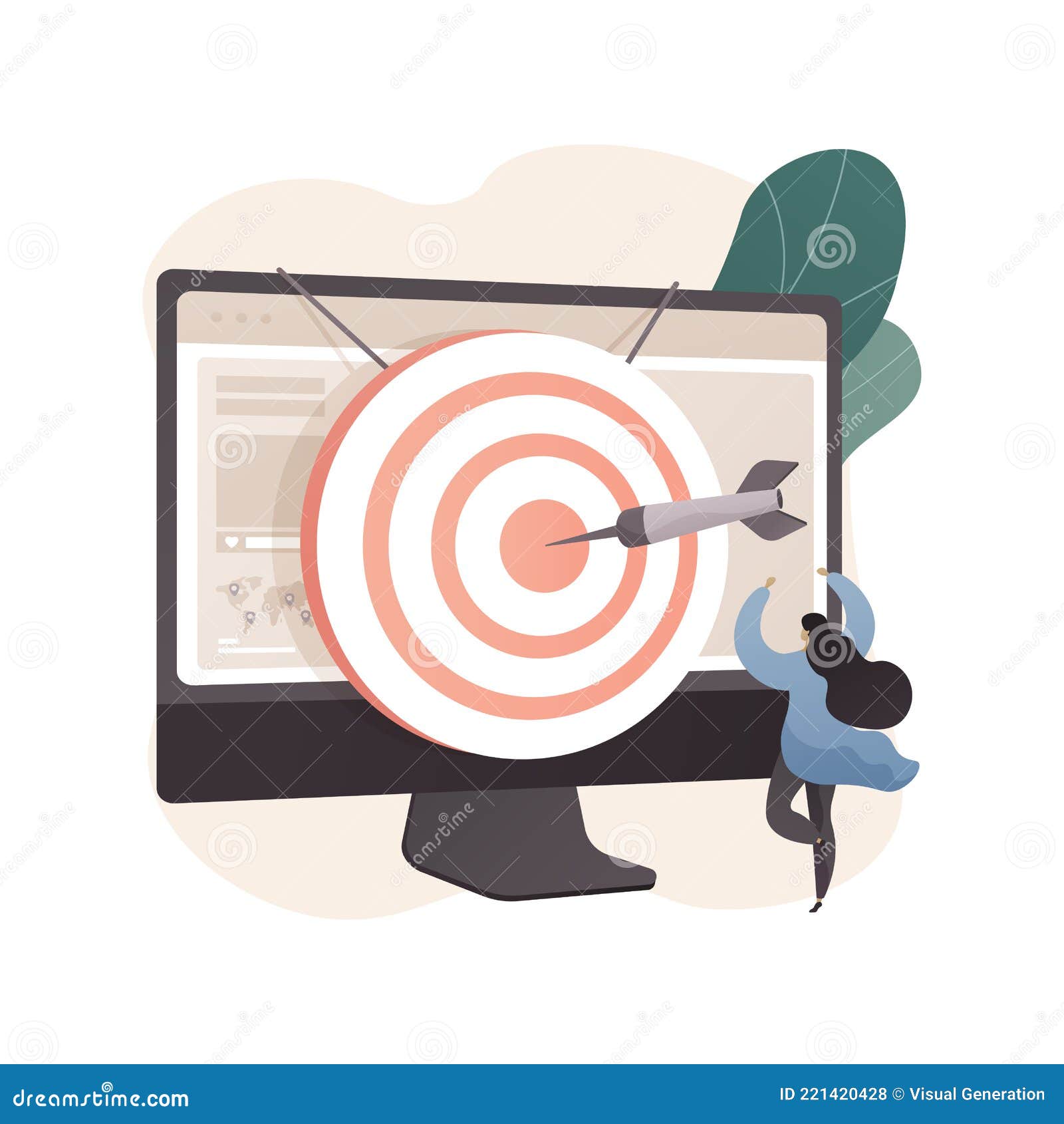 Lead Scoring Flat Vector Icon. Ideal Customer Profile Business Concept ...