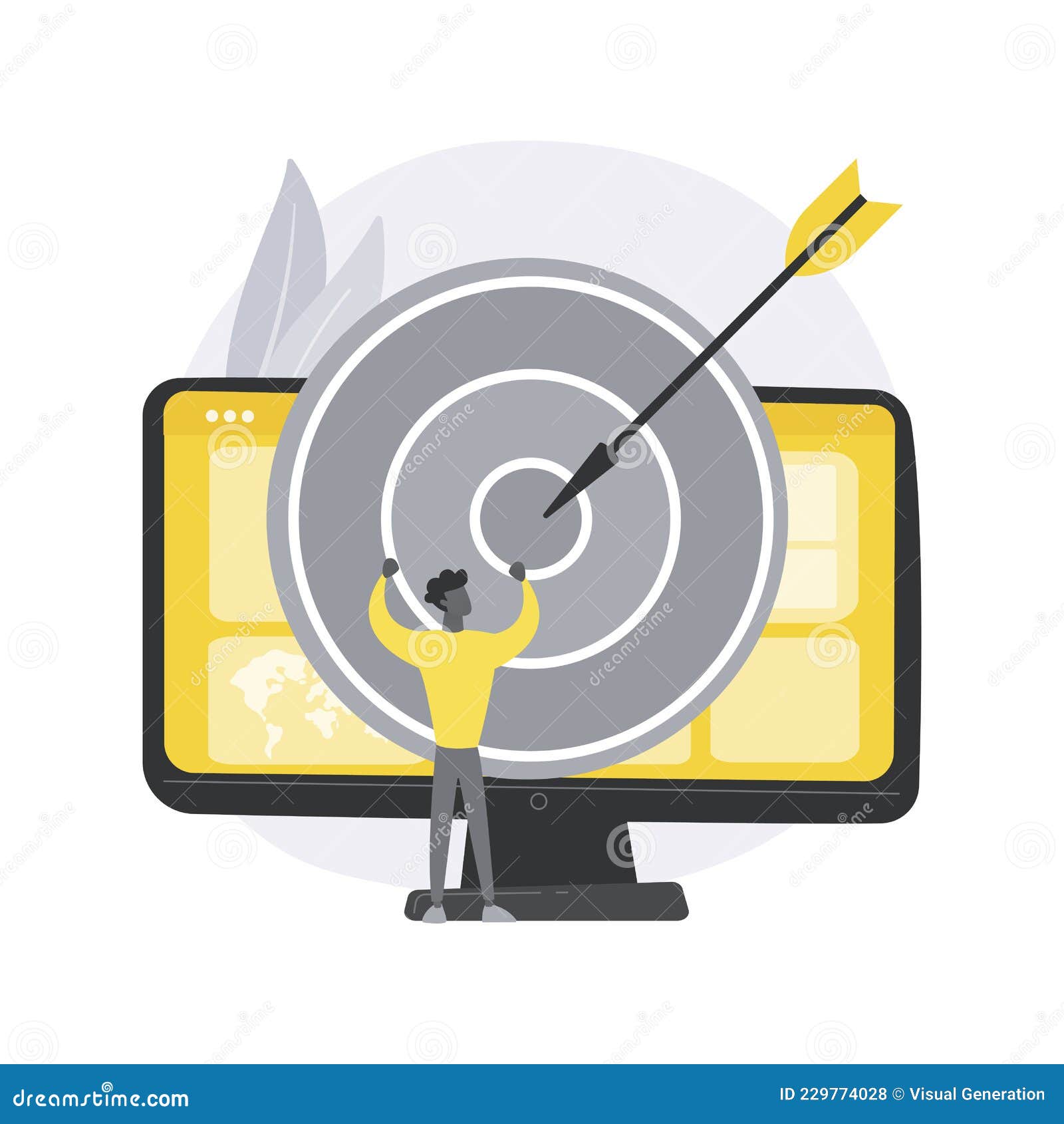 Lead Scoring Flat Vector Icon. Ideal Customer Profile Business Concept ...