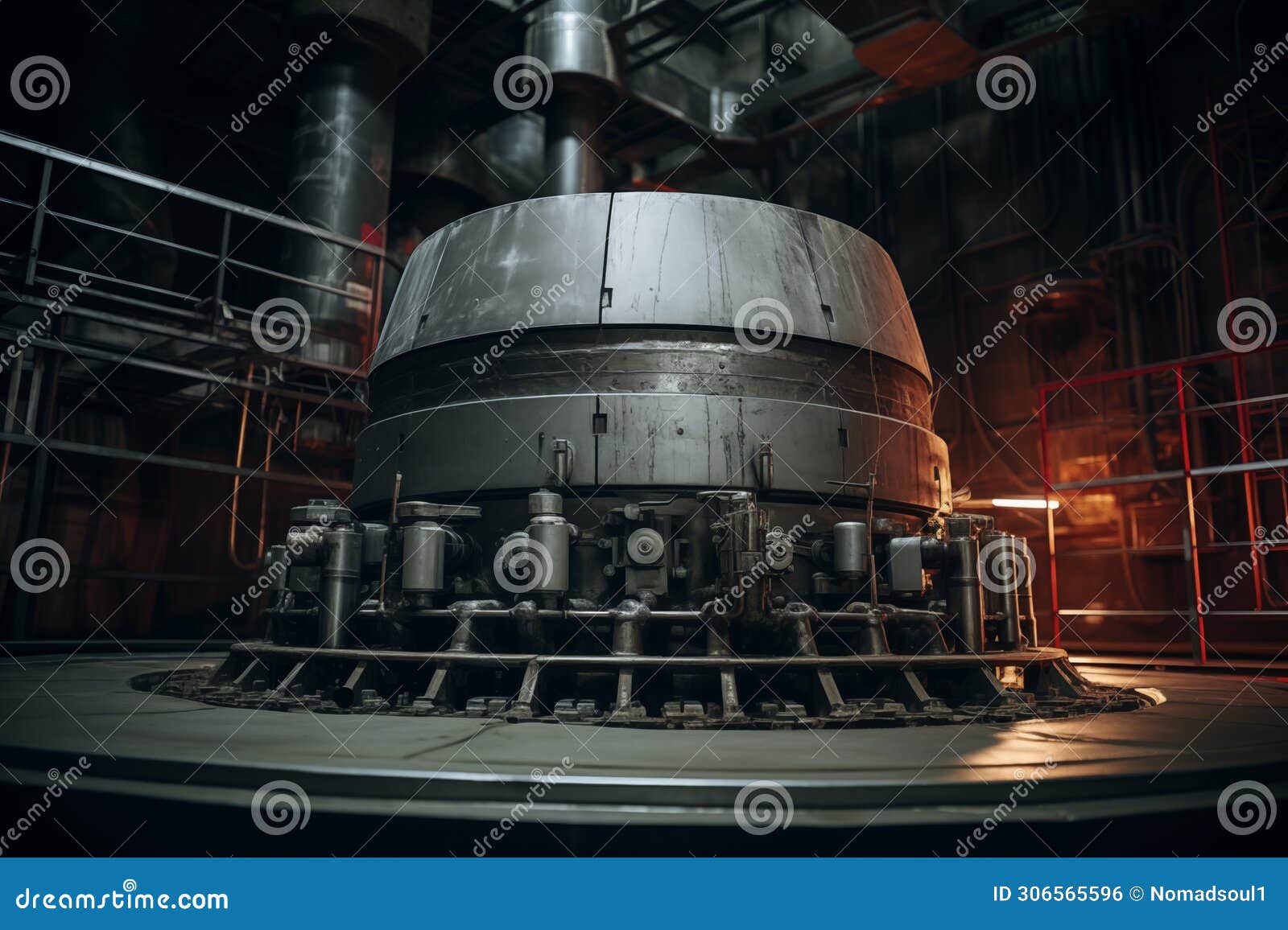 Lead Shielding Surrounding Reactor, Indicating Safety Measures ...
