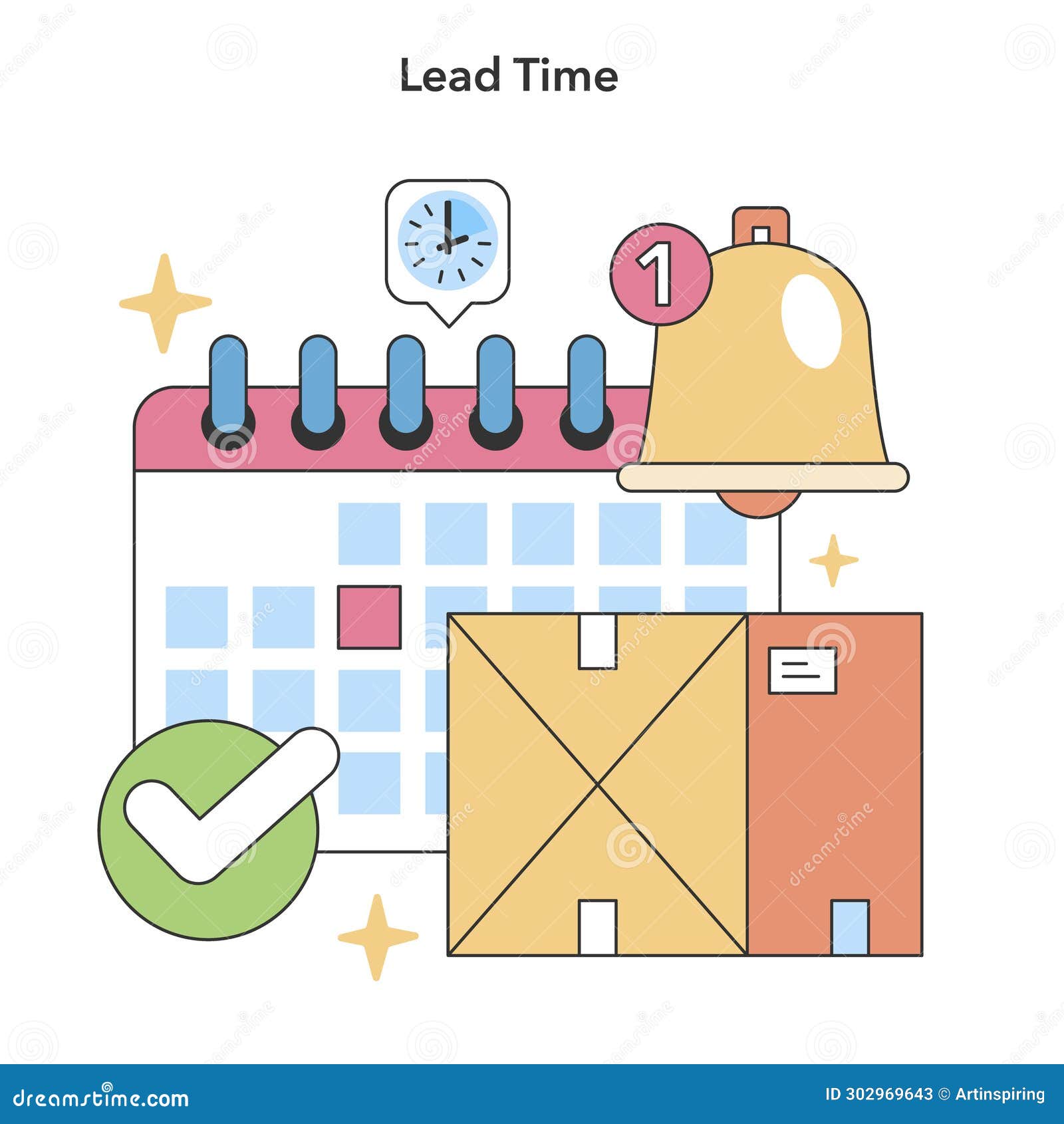 Lead Time Banner On The Stopwatch Royalty-Free Stock Photography ...
