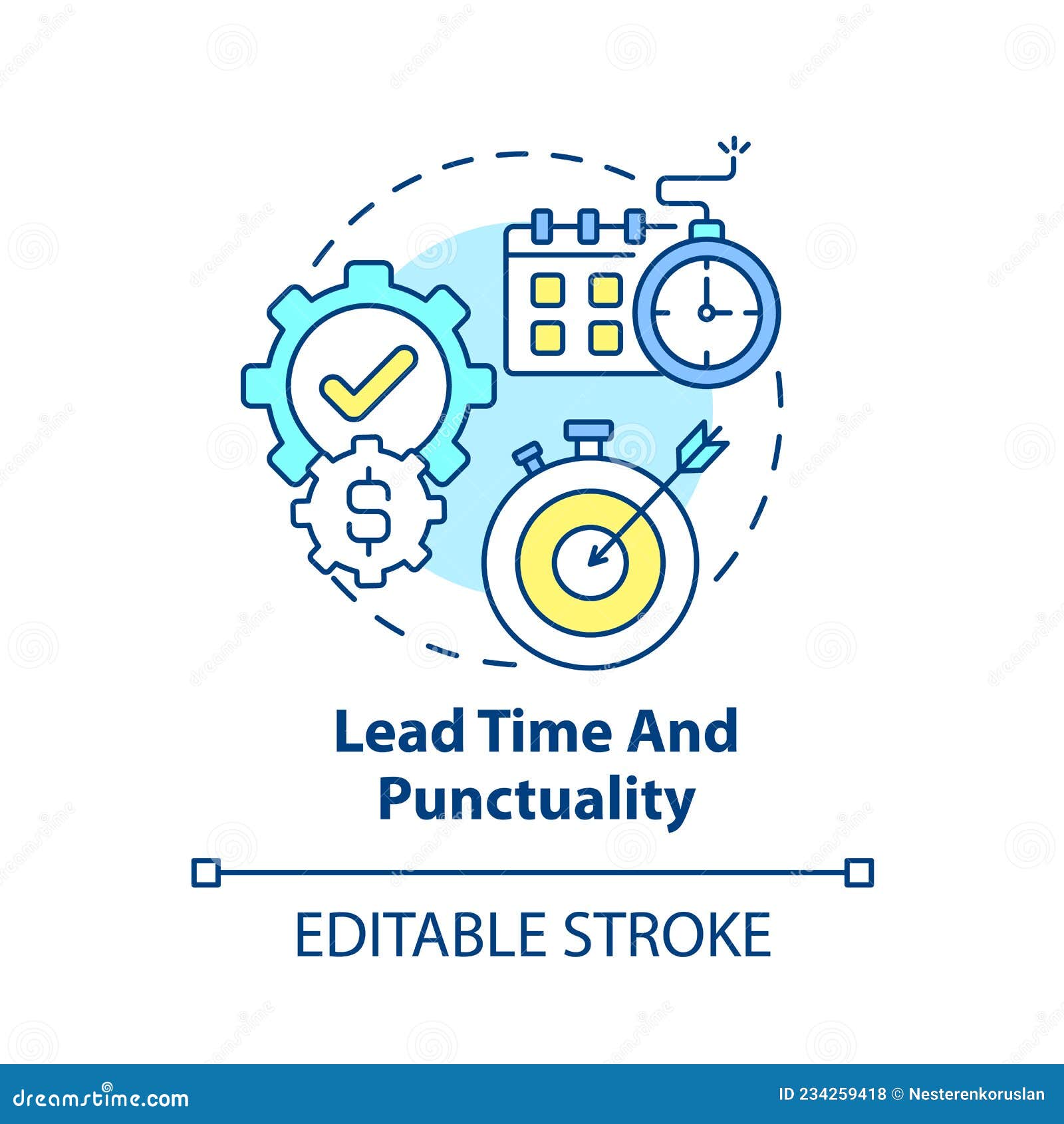 Lead Time Banner On The Stopwatch Royalty-Free Stock Photography ...