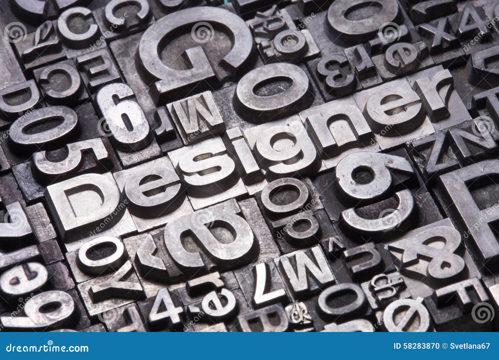 Lead type letters stock photo. Image of vintage, type - 58283870