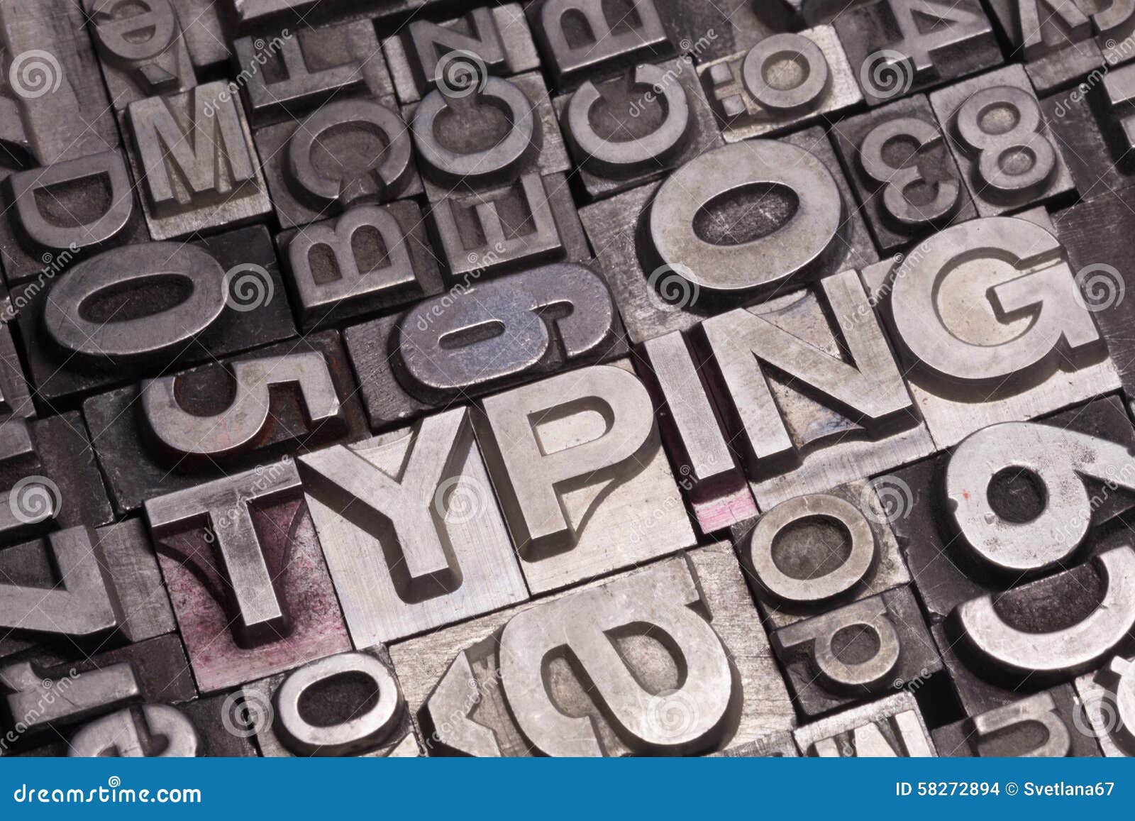 Lead type letters stock photo. Image of macro, character - 58272894