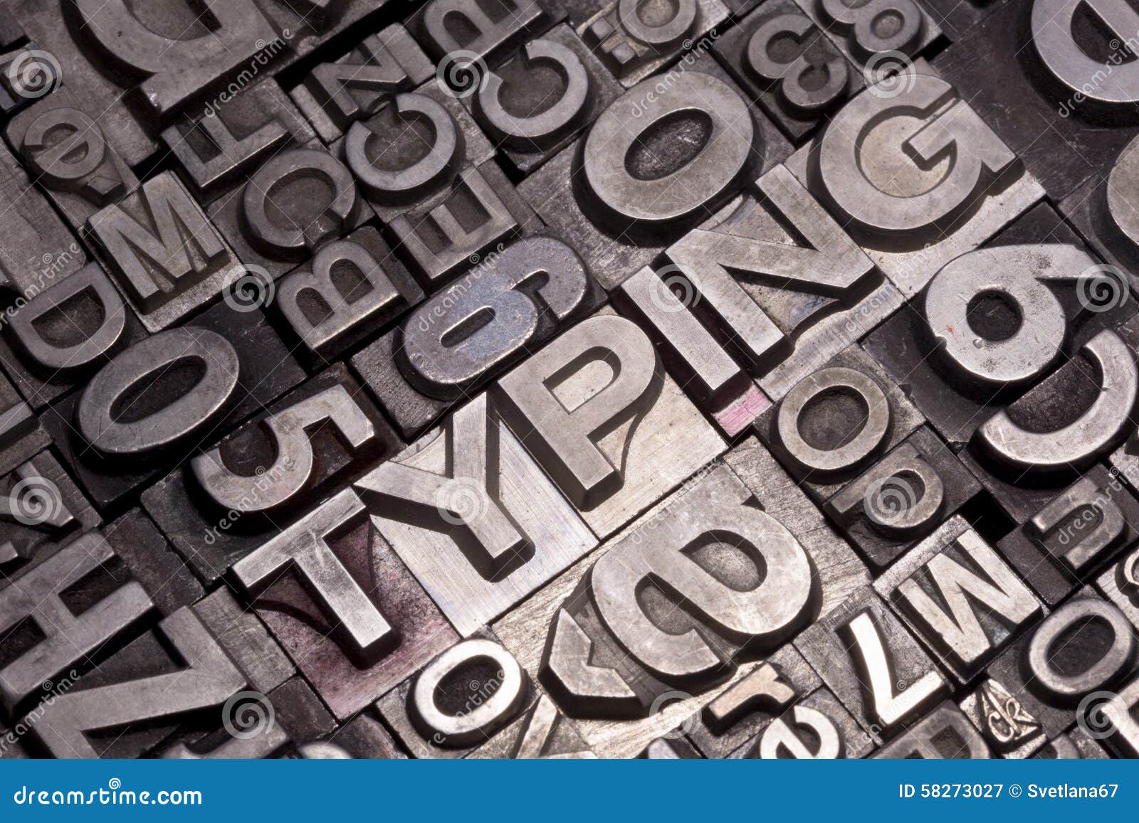 Lead type letters stock image. Image of message, text - 58273027