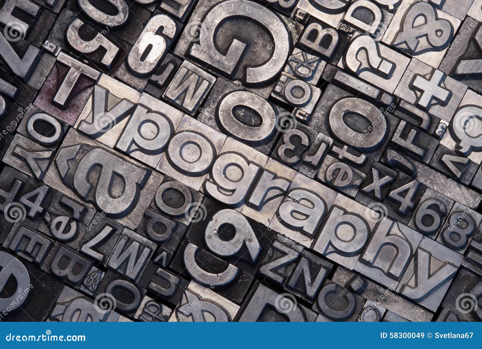 Lead type letters stock image. Image of macro, typeset - 58300049