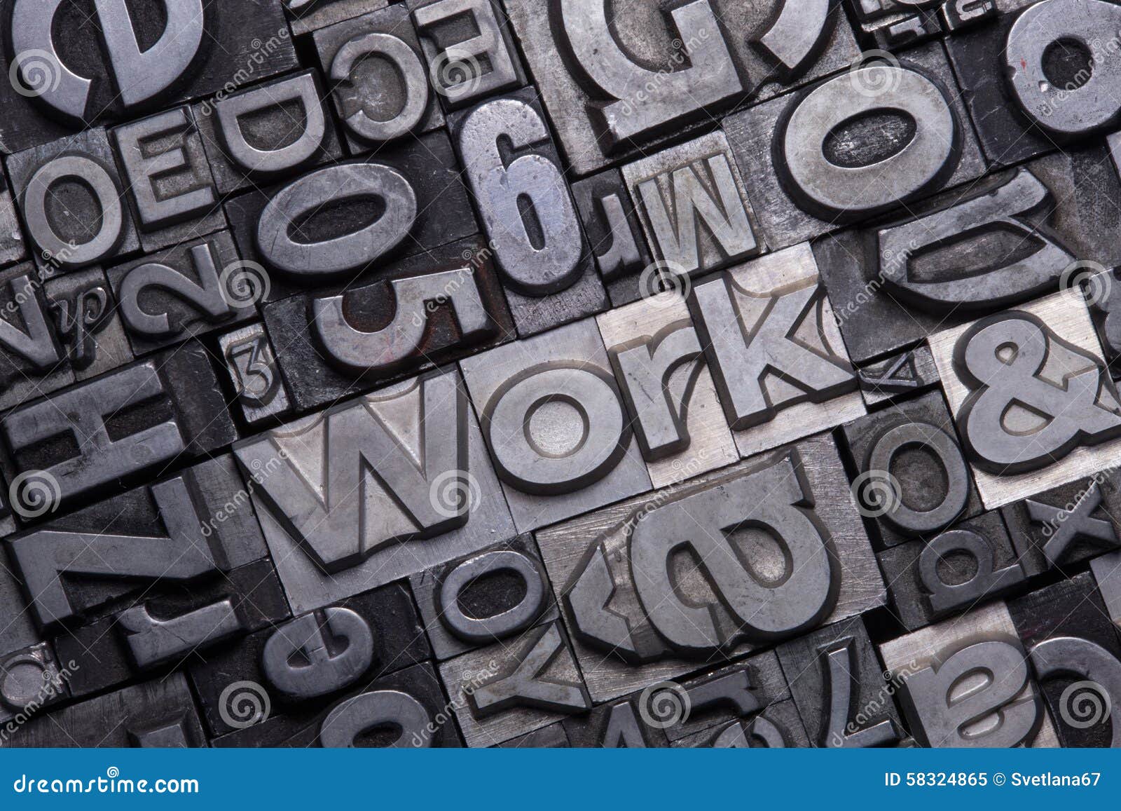 Lead type letters stock image. Image of metal, letter - 58324865