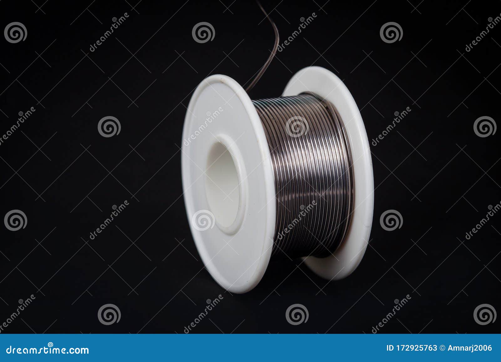 Lead Wire for Electronic Welding Stock Image - Image of cable, welding ...