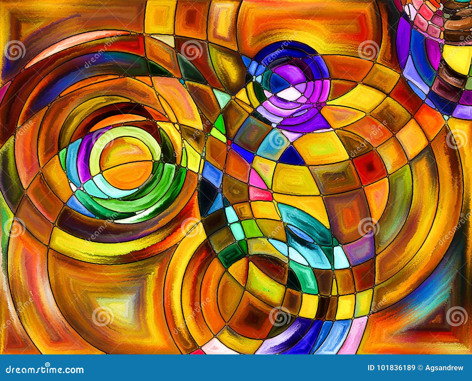 The Living Color Division stock illustration. Illustration of curve ...