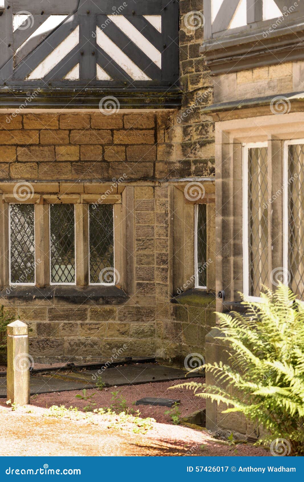Leaded Windows stock image. Image of style, tudor, building - 57426017