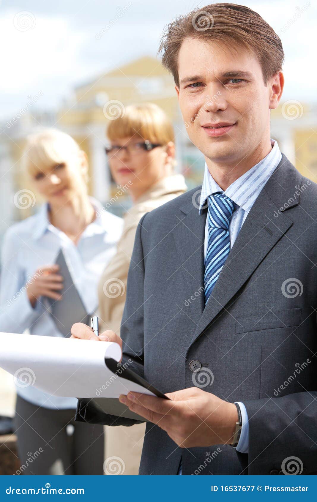 Leader stock image. Image of foreground, confident, human - 16537677