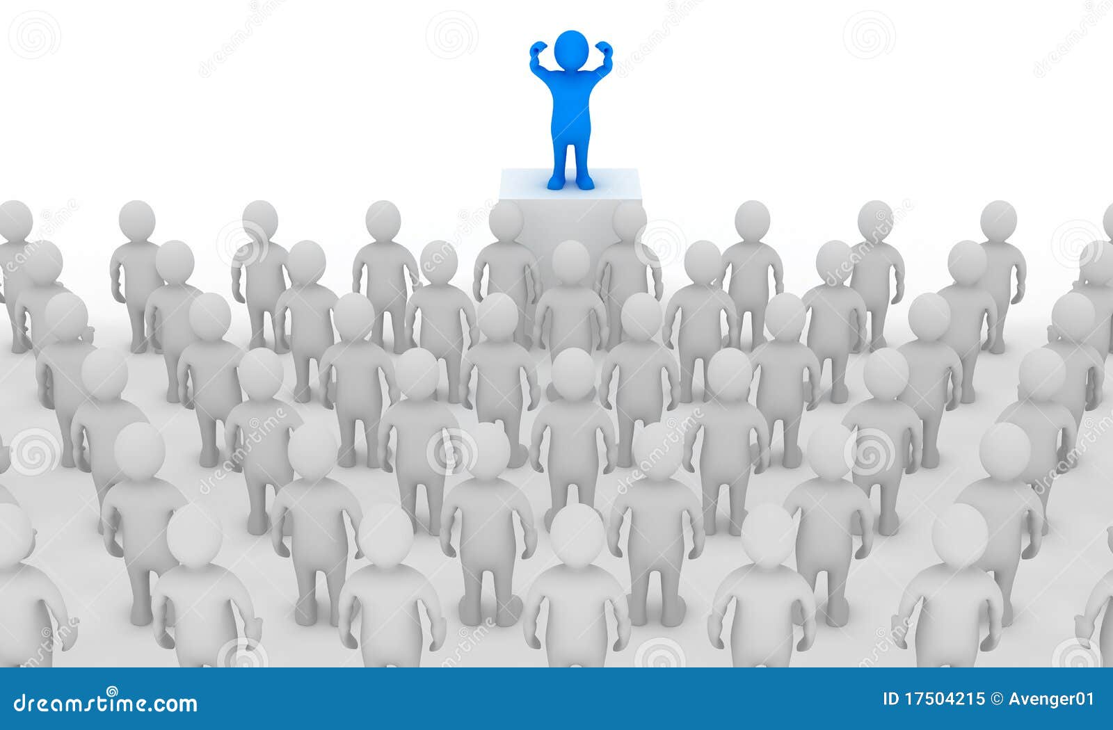 Leader stock illustration. Illustration of standing, leadership - 17504215