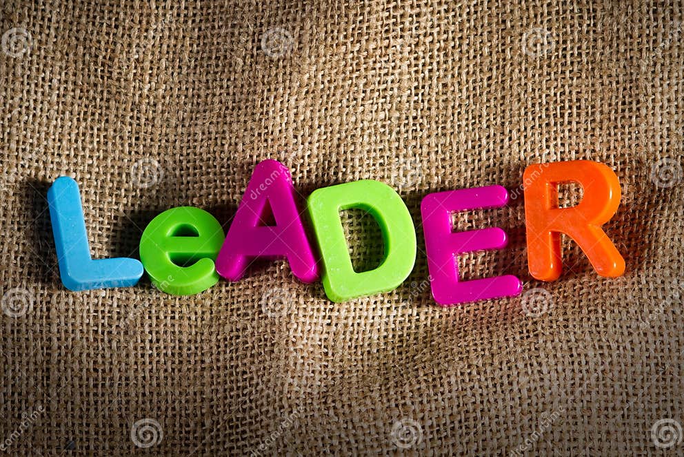 Leader stock photo. Image of macro, word, dictionary - 18424022