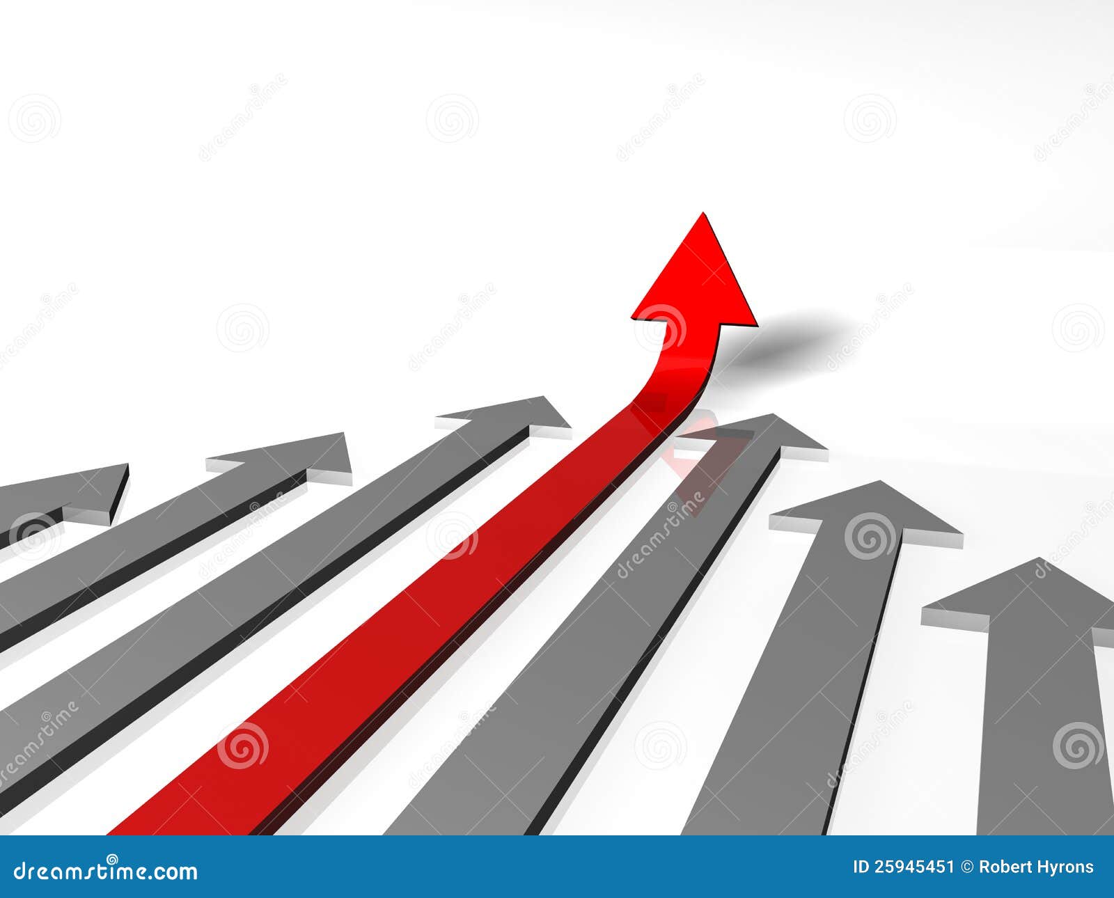 Leader arrow stock illustration. Illustration of outlook - 25945451