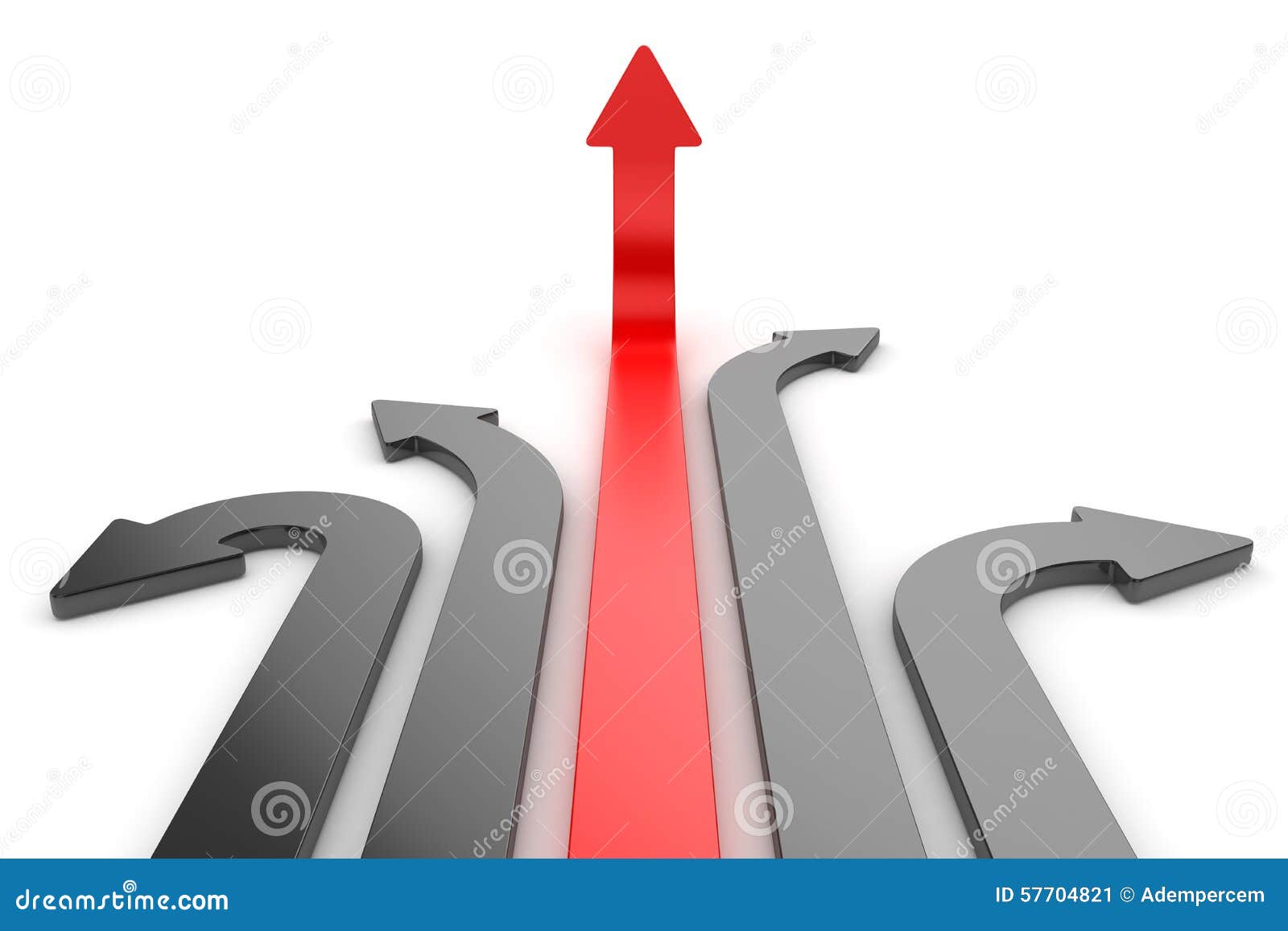 Leader arrow stock illustration. Illustration of graphic - 57704821