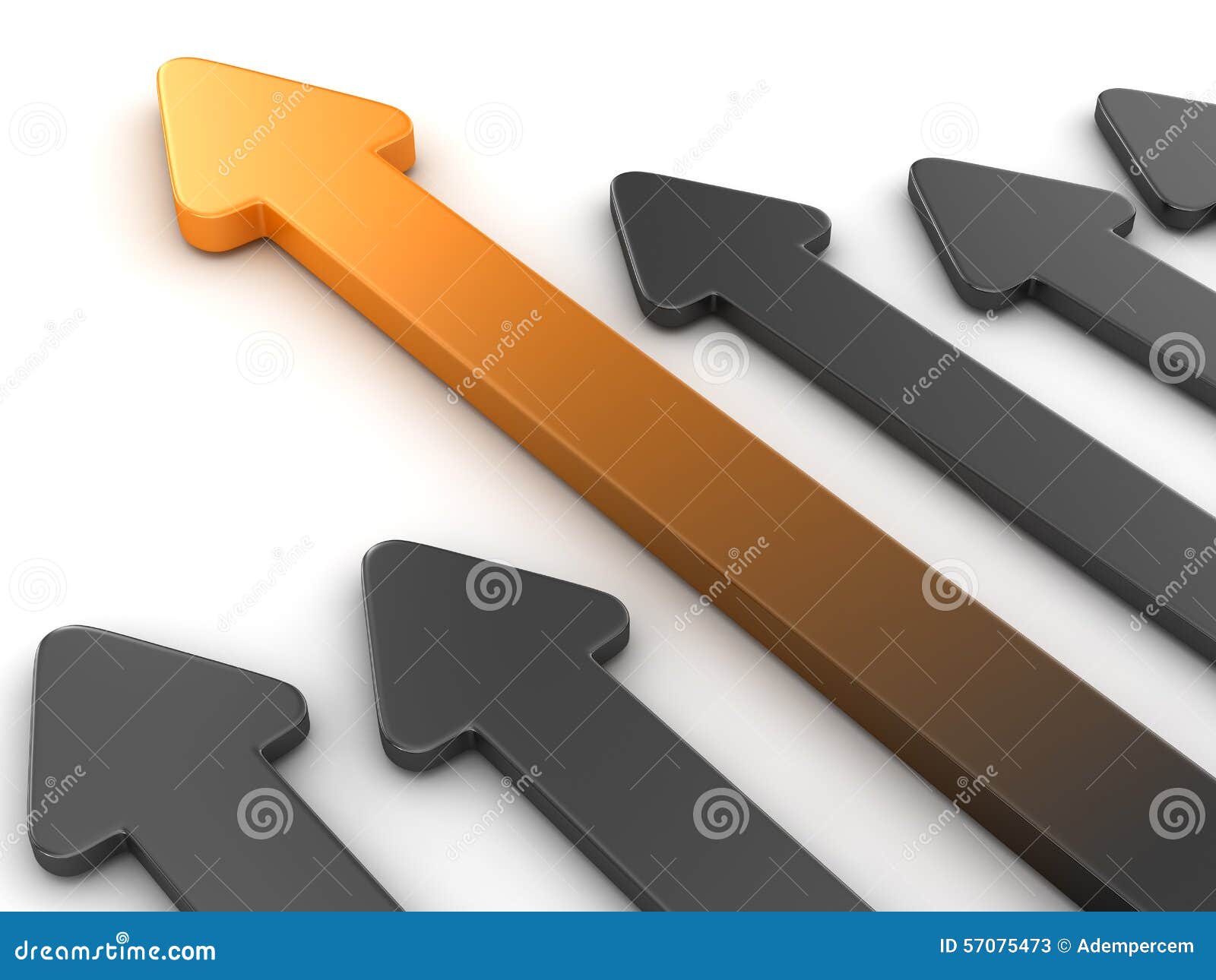 Leader Arrow Royalty-Free Stock Photography | CartoonDealer.com #57075473
