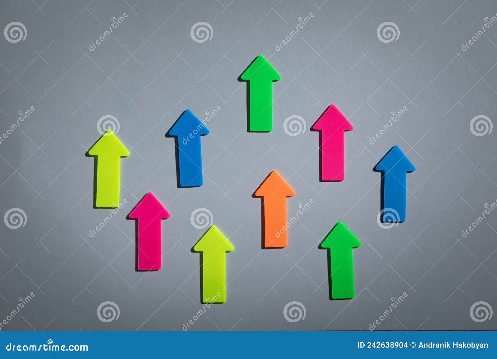 Leader Arrow Leading Team. Leadership Stock Photo - Image of goal ...