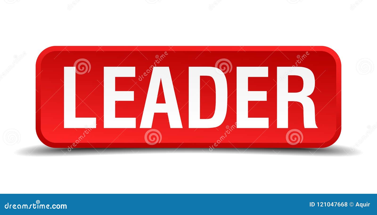 Leader button stock vector. Illustration of icon, flat - 121047668