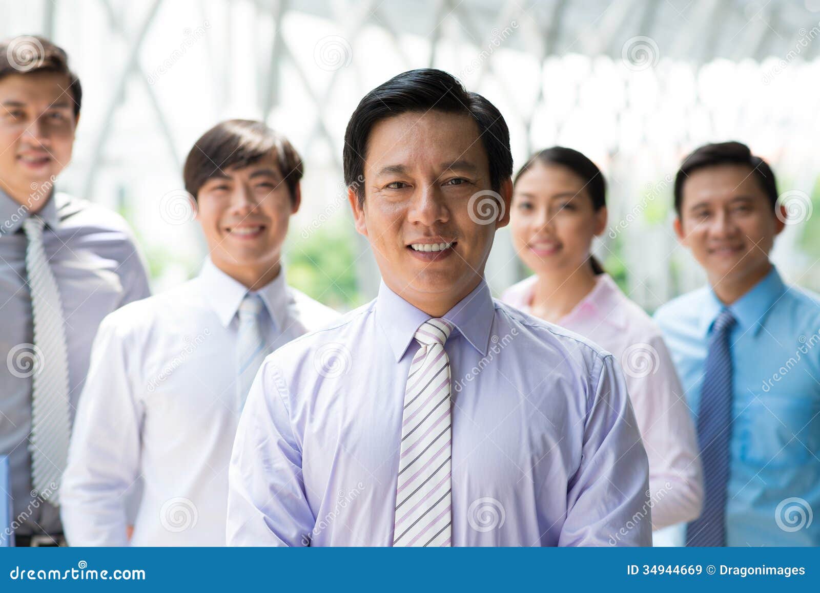 Leader of the company stock image. Image of companionship - 34944669