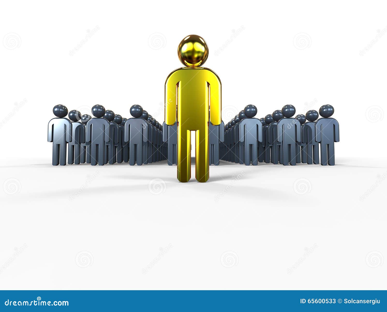 Leader concept stock illustration. Illustration of director - 65600533