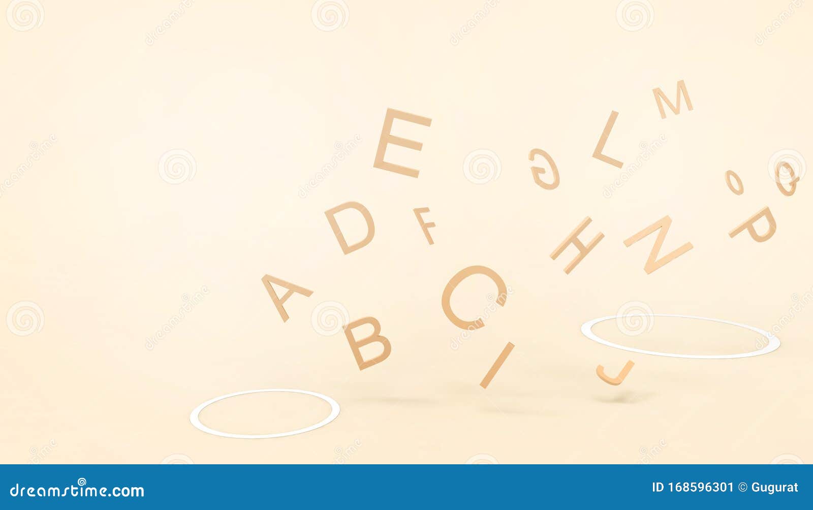 Leader Concept and Ideas Alphabet Random Floating Paper Exploded ...