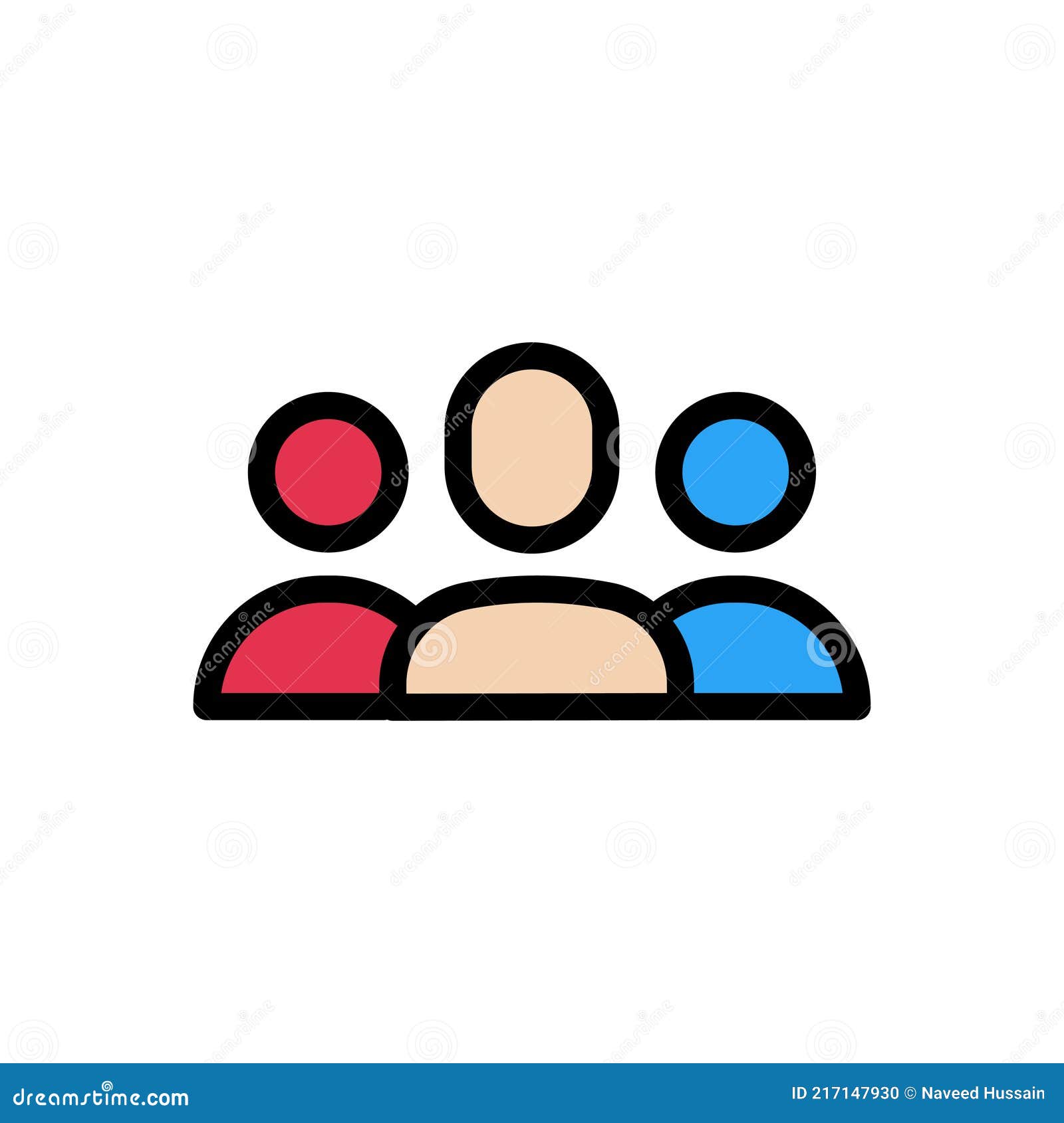 Leader diversity stock vector. Illustration of vector - 217147930