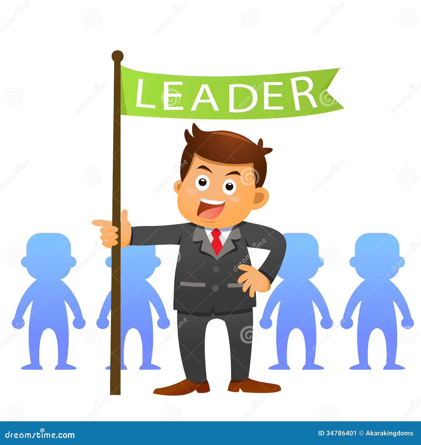 Leader stock vector. Illustration of concept, celebration - 34786401