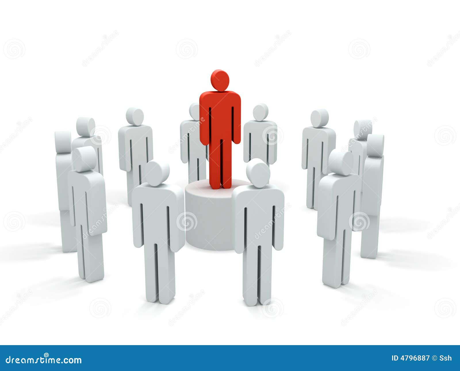 Leader figure stock illustration. Illustration of president - 4796887