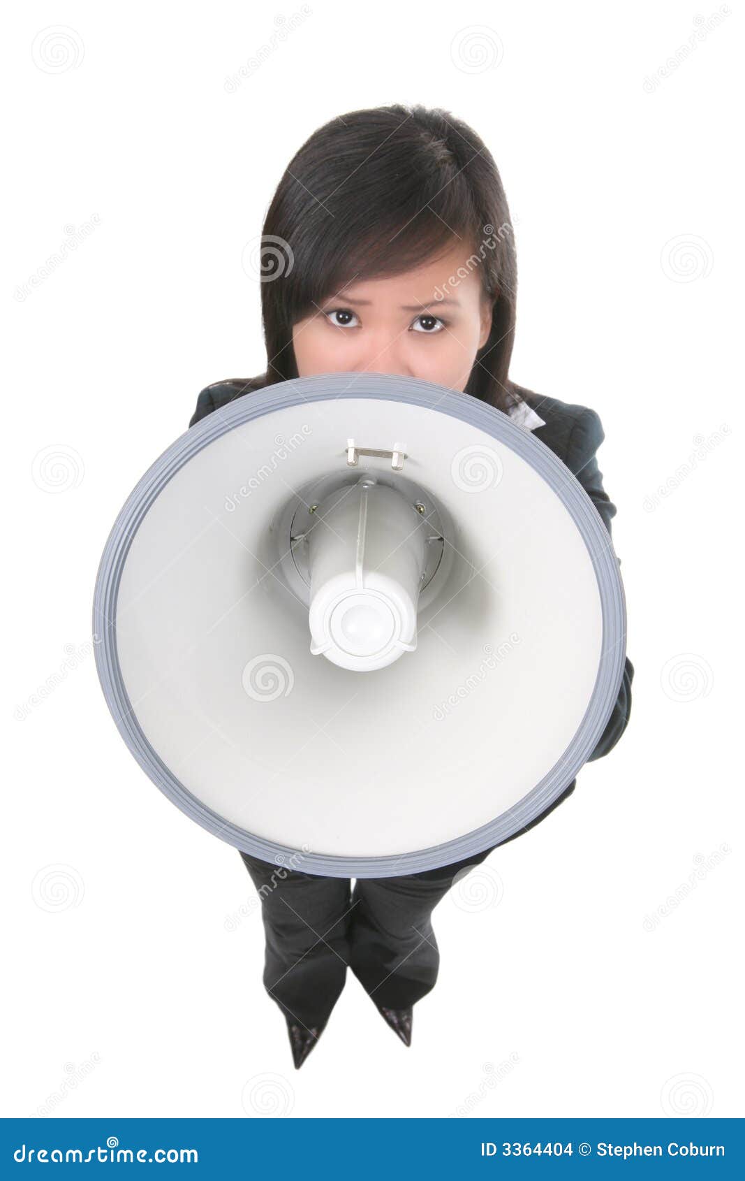 Leader (Focus on Megaphone) Stock Photo - Image of announcement ...