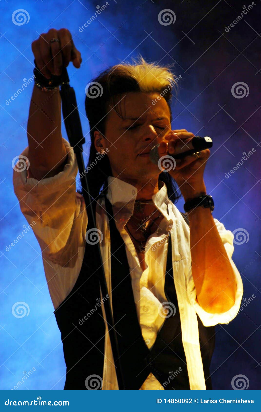 The Leader of the Goth Team Lacrimosa Tilo Wolff Editorial Photography ...