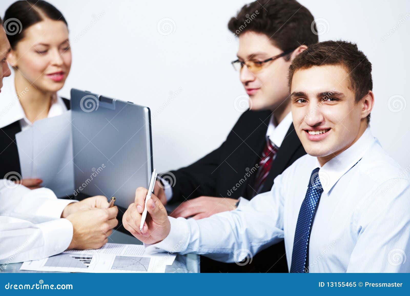 Leader of group stock image. Image of foreground, lifestyle - 13155465