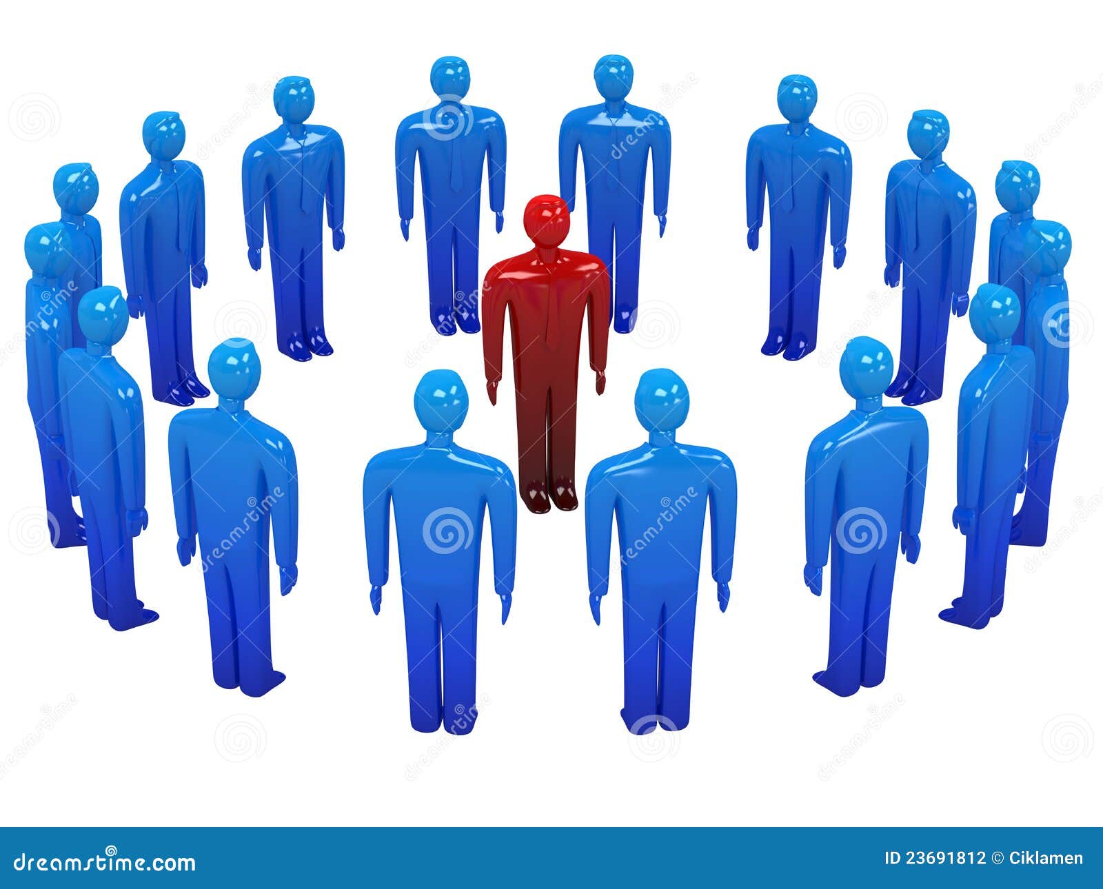 The leader of group stock illustration. Illustration of meeting - 23691812