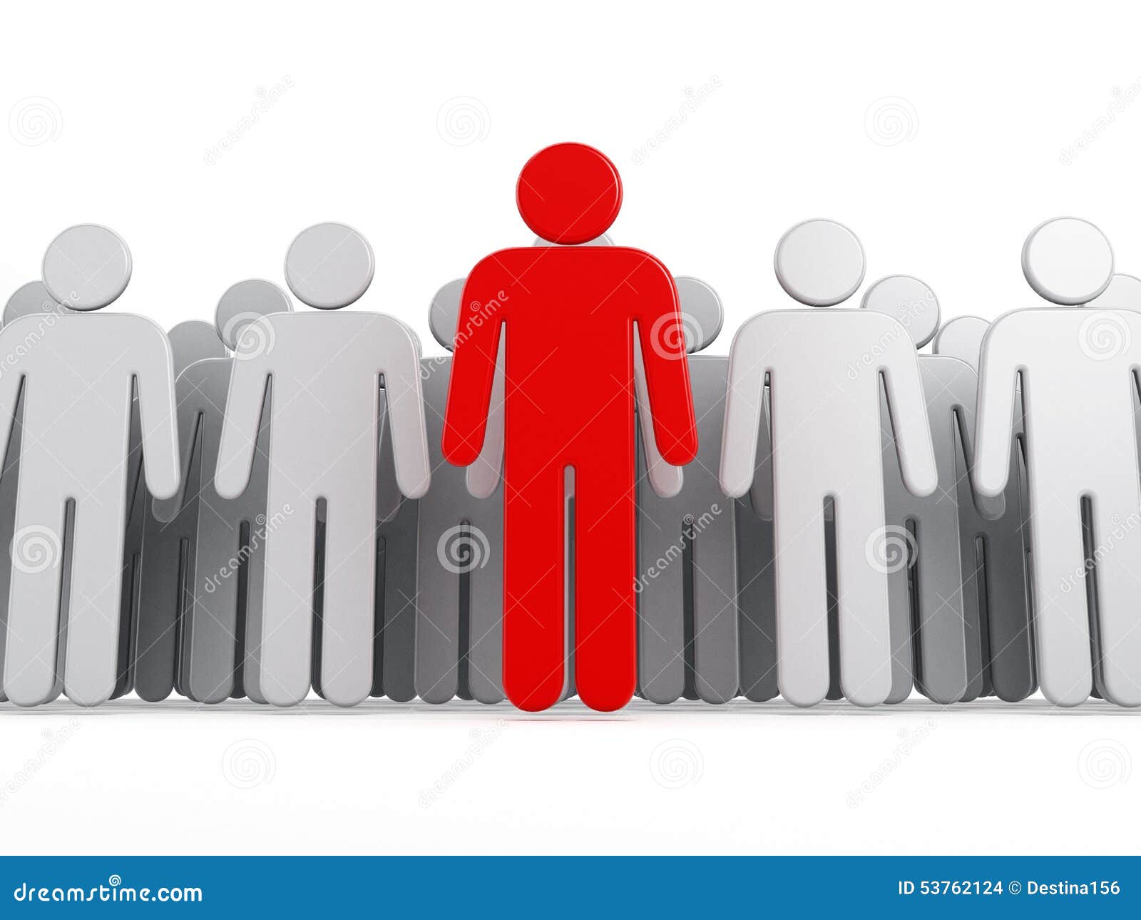 Leader of the group stock illustration. Illustration of people - 53762124