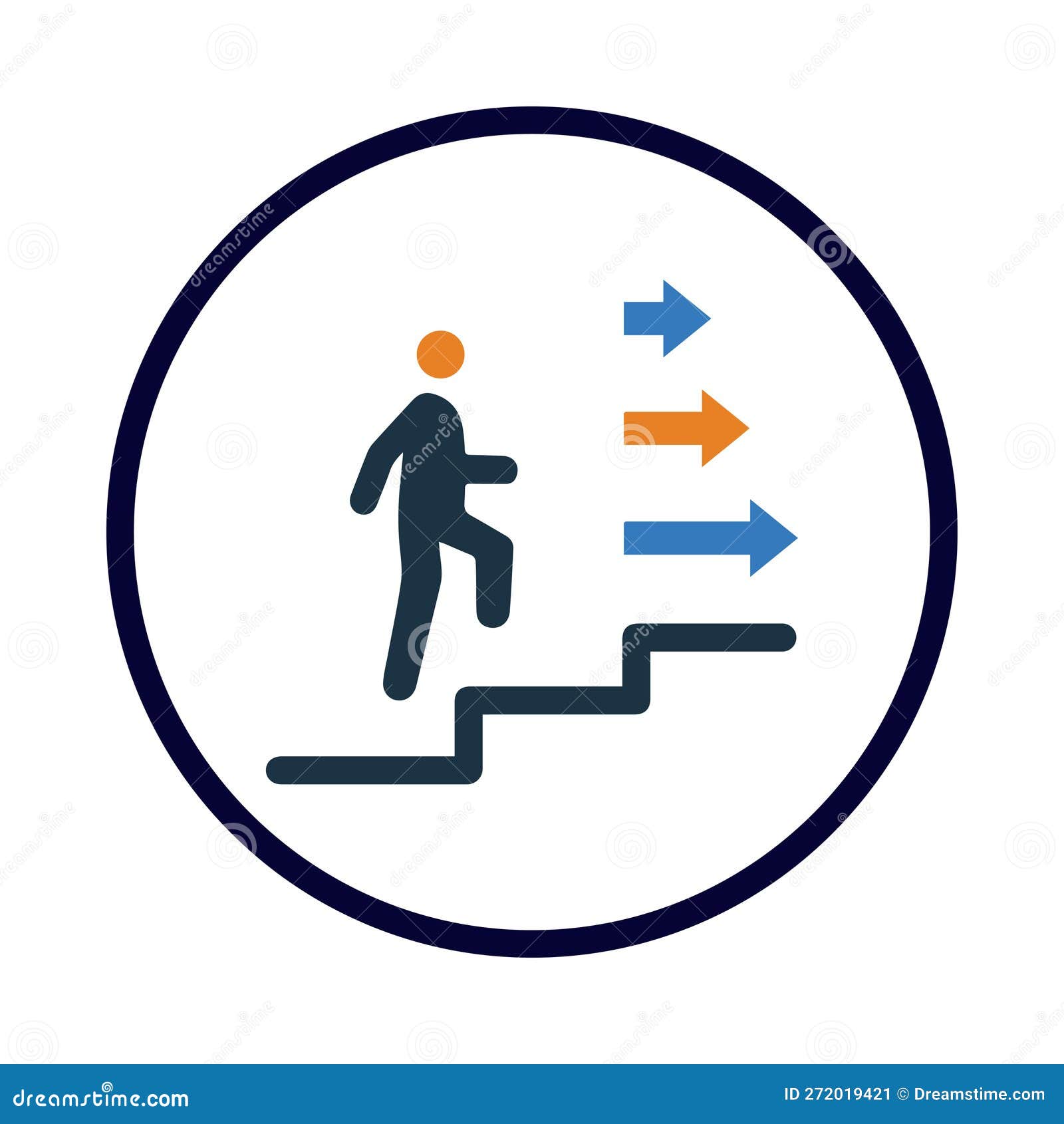 Leader, Growth, Success, Successful Leader Growth Icon Stock Vector ...