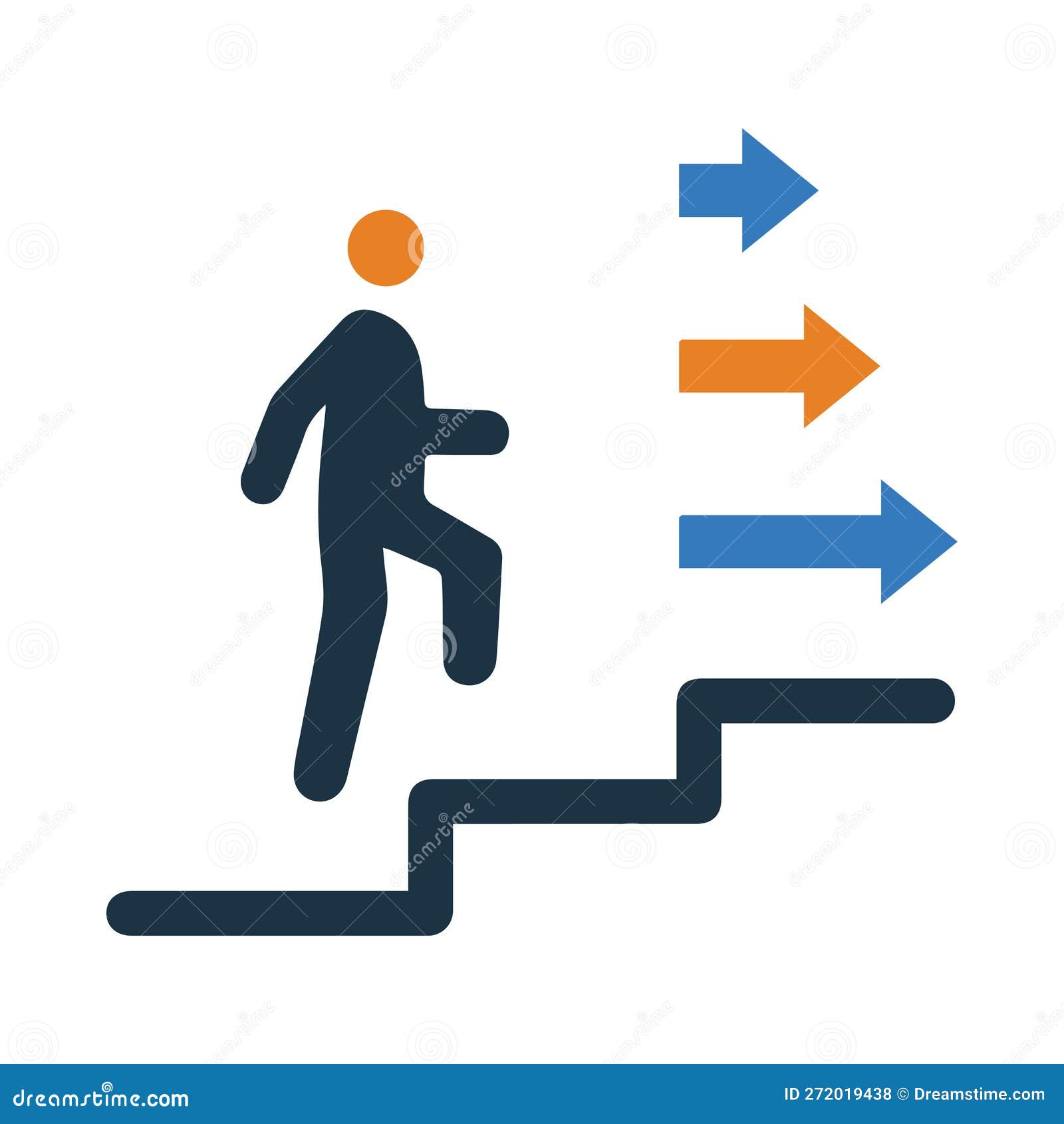 Leader, Growth, Success, Successful Leader Growth Icon Stock Vector ...