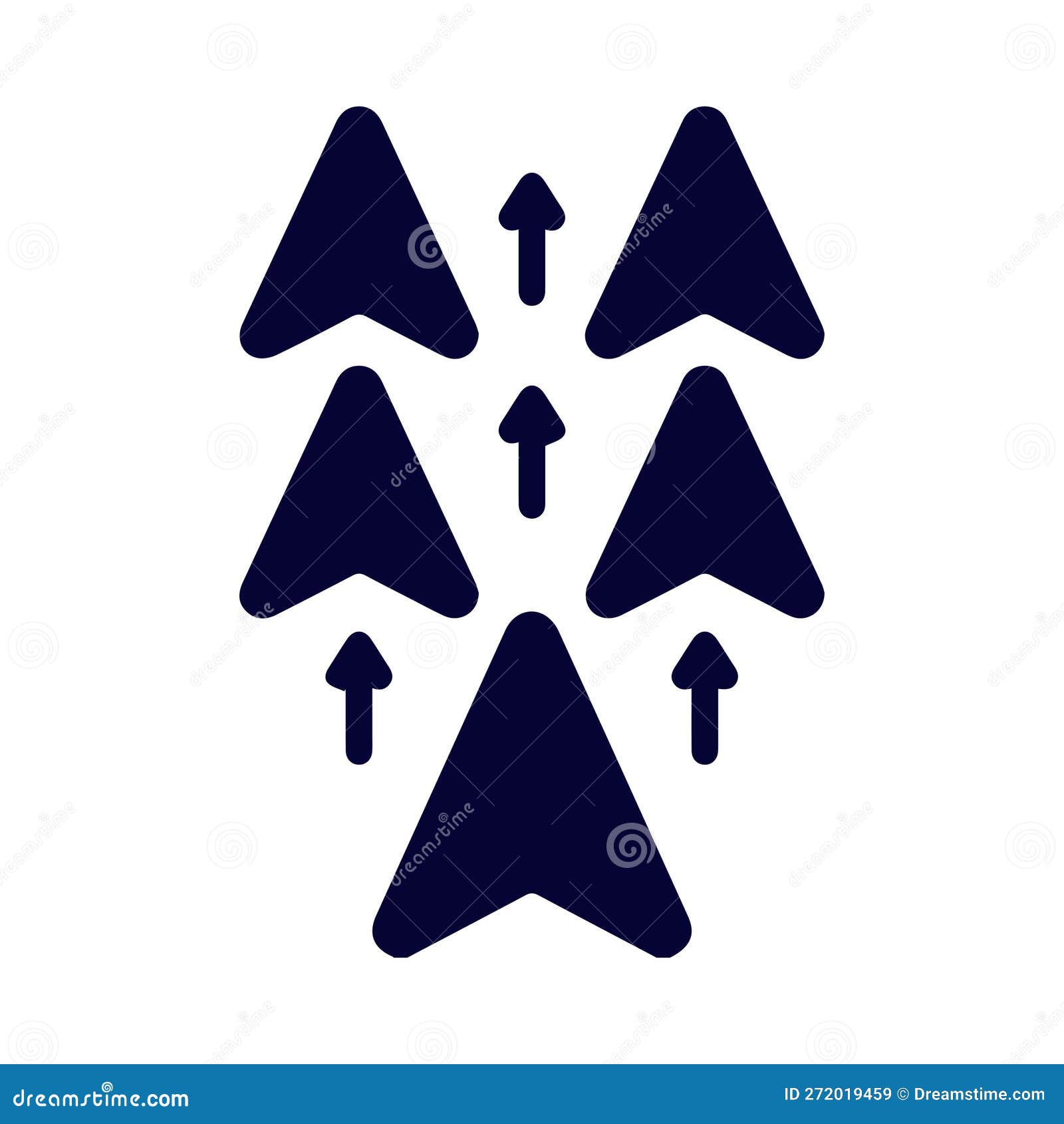 Leader, Growth, Success, Successful Leader Growth Icon Stock Vector ...