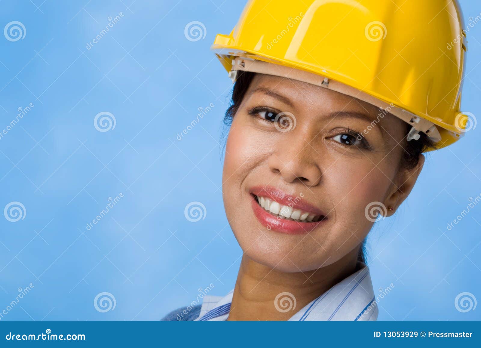 Leader in helmet stock image. Image of happy, employer - 13053929