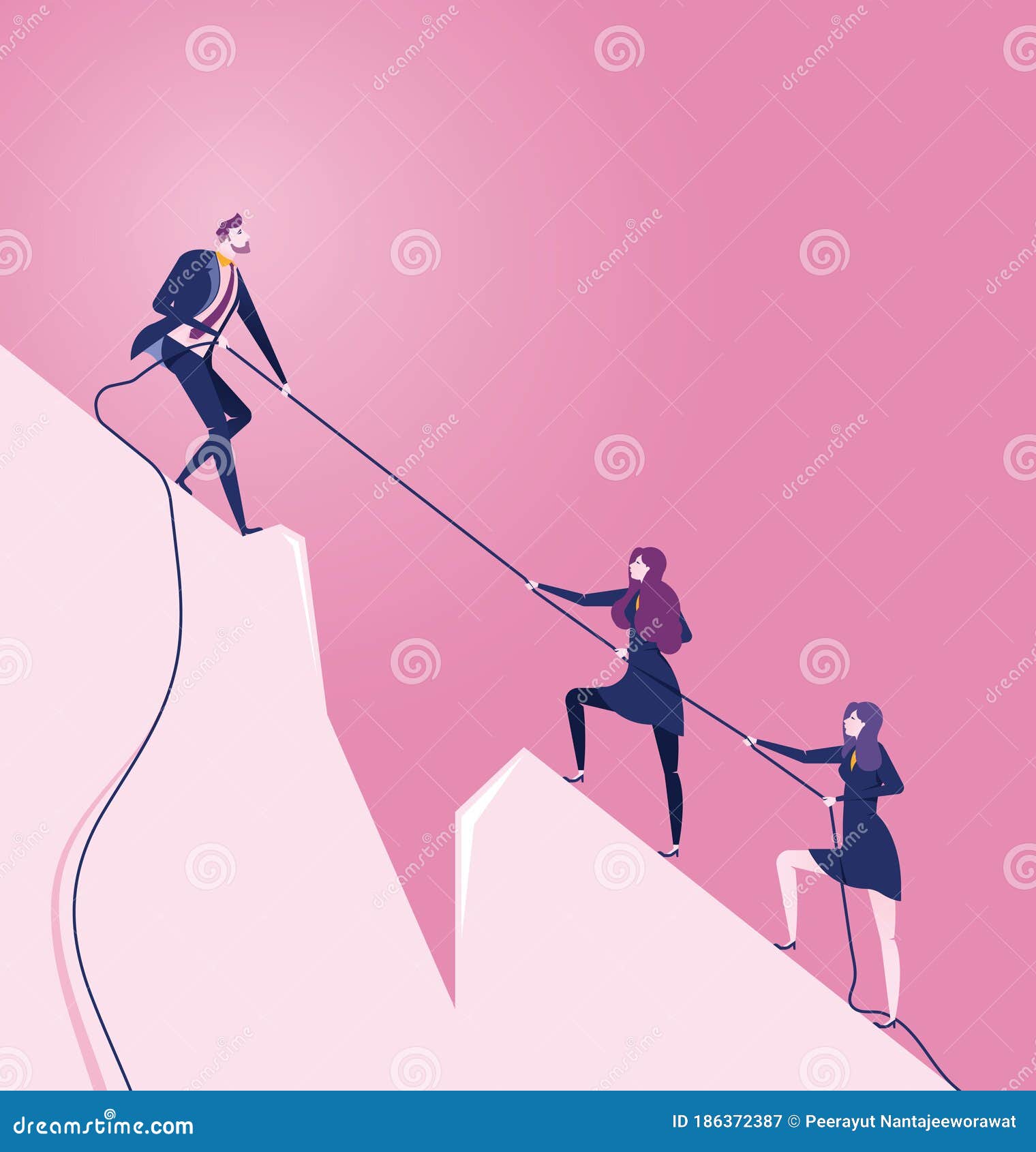 Helping Business Friend - Businessman Supporting Fellow Employee By ...