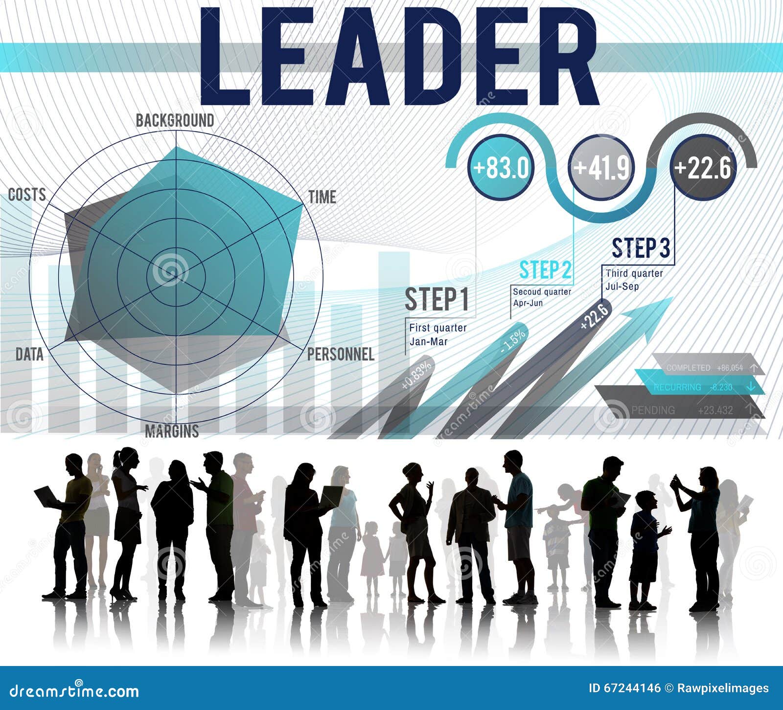 Leader Leadership Management Organization Concept Stock Photo - Image ...