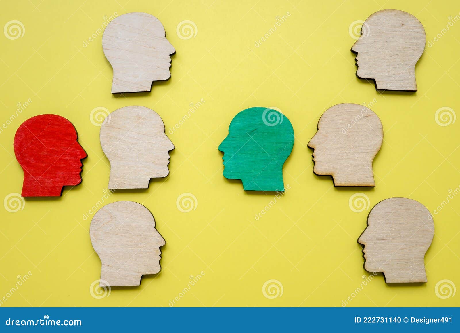 Leader or Manager Concept. Figures and Different Types of Management ...