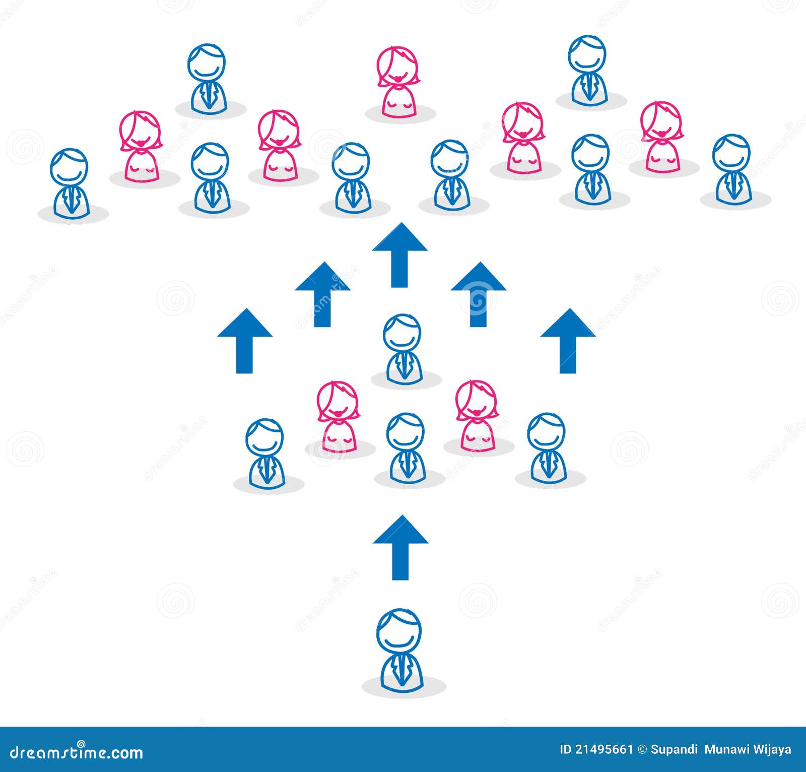 Leader network strategy stock illustration. Illustration of network ...